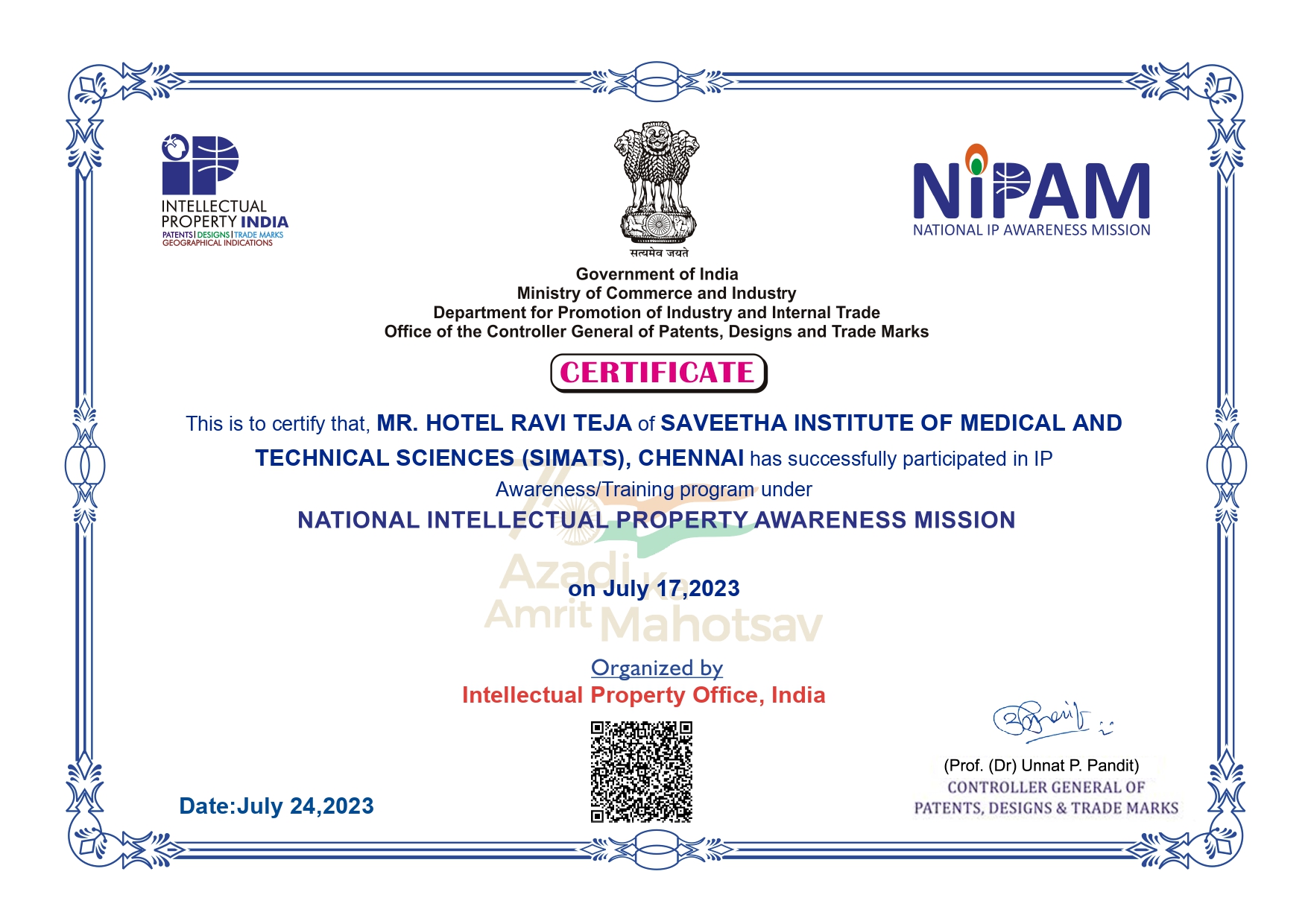 H.Ravi Teja Portfolio